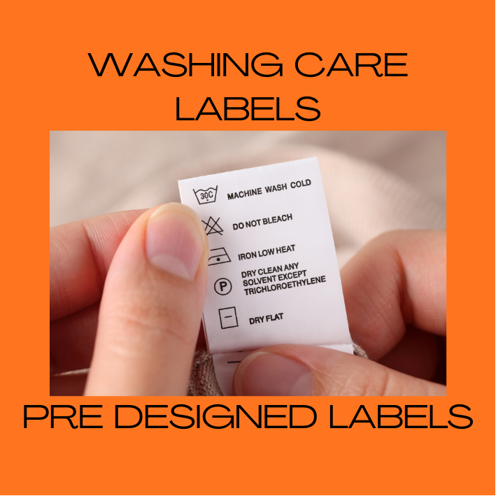 Washing Care Labels – Paper Love Card
